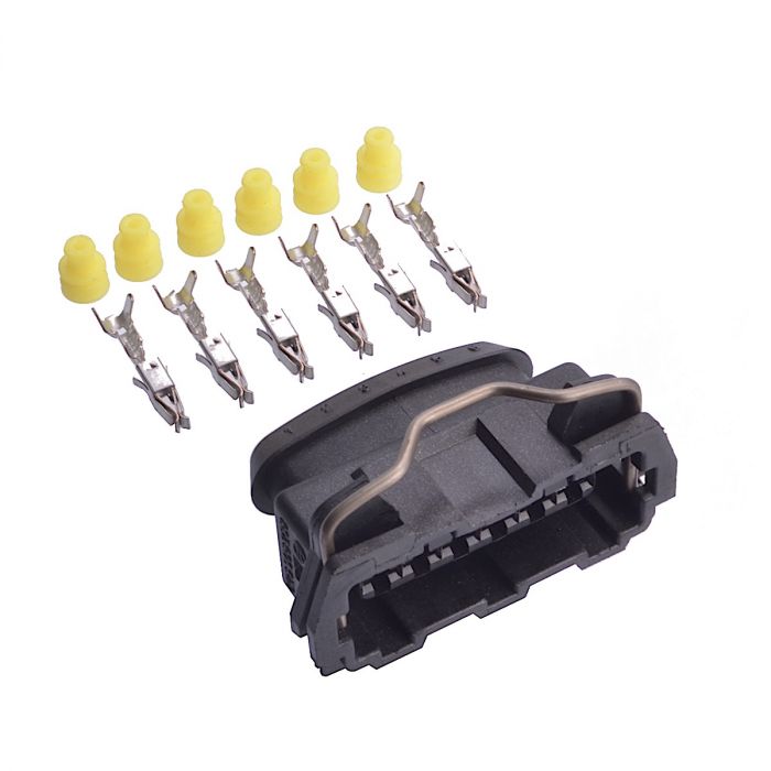 AMP 6 pin female connector – KMS Webshop